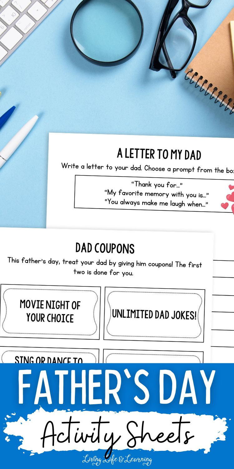 Father's Day Activity Sheets: Educational Way to Show Love