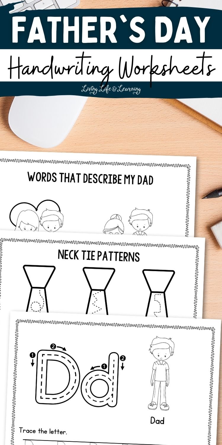Father's Day Handwriting Worksheets That Will Delight Dads