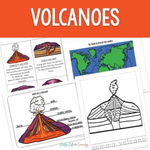 Volcano Worksheets for Kids for Earth Science Fun