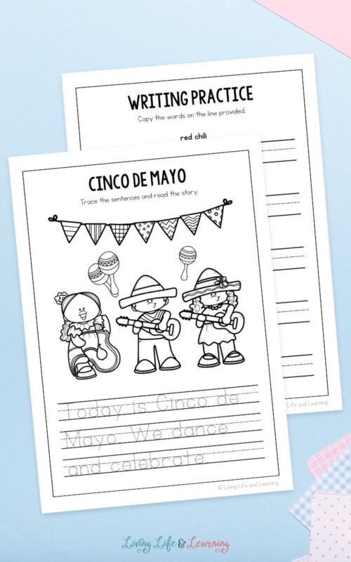 Cinco de Mayo Handwriting Worksheets: Fun Holiday Learning