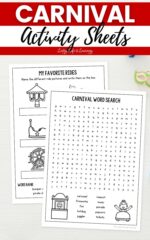 Carnival Activity Sheets to Boost Summer Learning