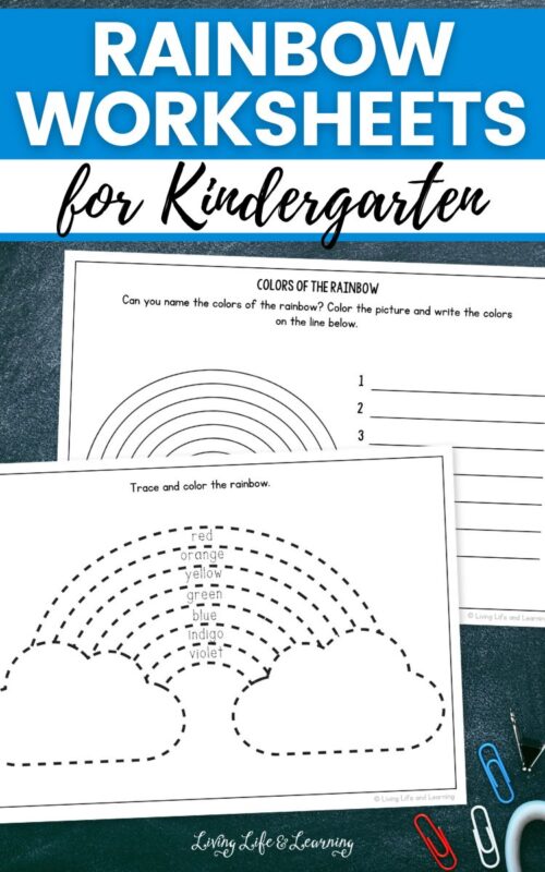 Rainbow Worksheets for Kindergarten: Printable Ideas