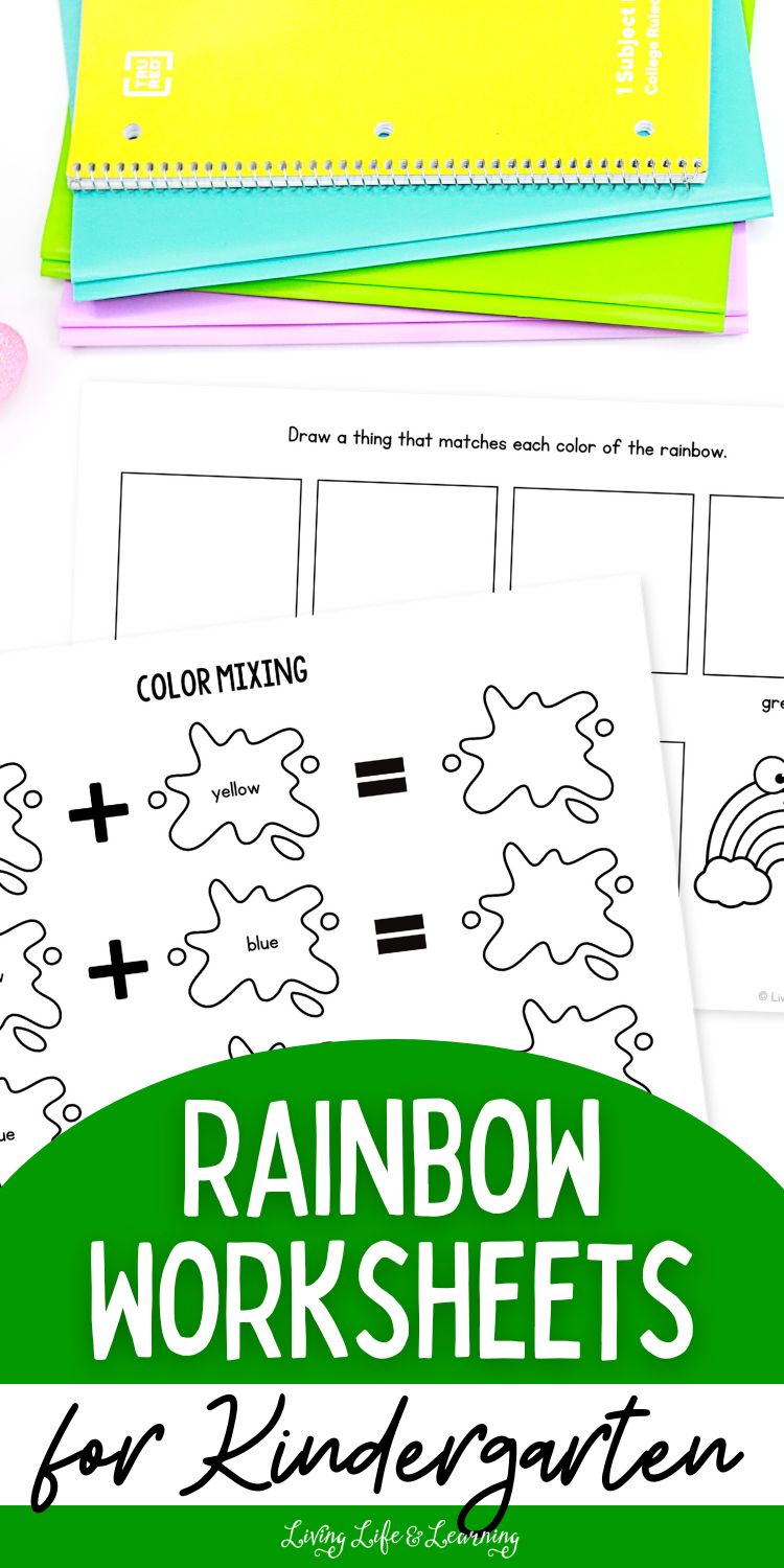 Rainbow Worksheets for Kindergarten: Printable Ideas