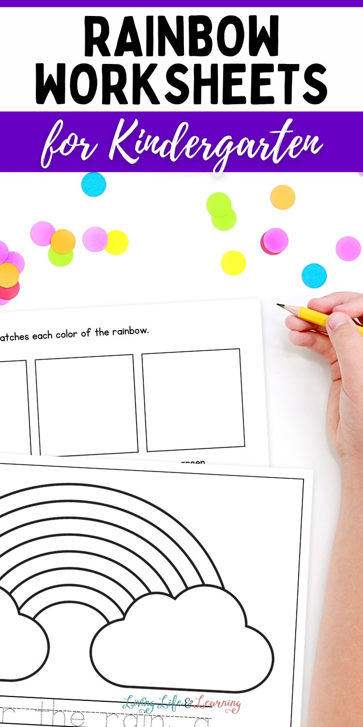 Rainbow Worksheets for Kindergarten: Printable Ideas