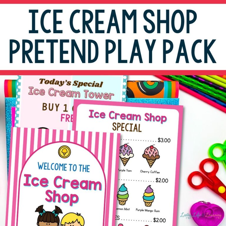 Ice Cream Worksheets for Preschool: Summer Skill Development