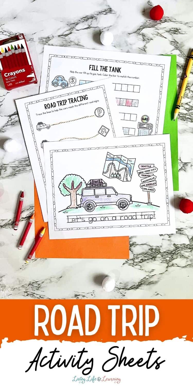 Road Trip Activity Sheets: Entertain Your Kids During Long Drives