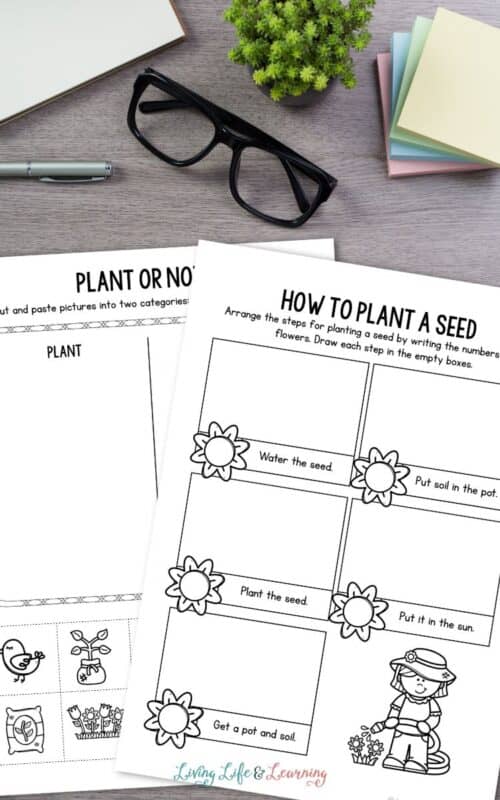 Gardening Worksheets for Kids: Springtime Learning Ideas