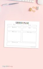 Homeschool Lesson Plan Template to Simplify Planning