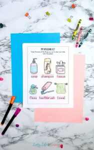 Keeping My Body Clean and Healthy Worksheets for Kids