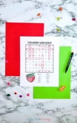 Strawberry Activity Sheets: Plant Printables for Elementary Kids