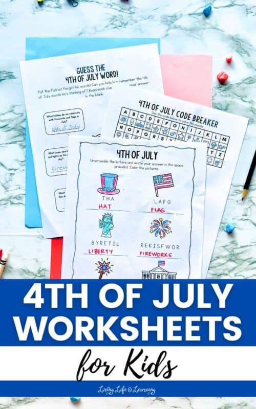 4th of July Worksheets for Kids: Celebrate History of Independence