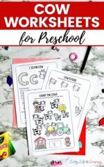Cow Worksheets for Preschool: Fun and Learning