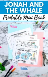 Jonah and the Whale Printable Mini Book: Bible Stories for Kids