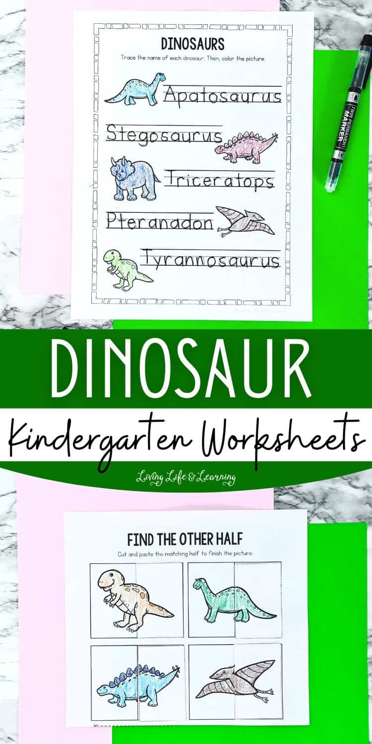 Dinosaur Kindergarten Worksheets: Fun Learning Activities