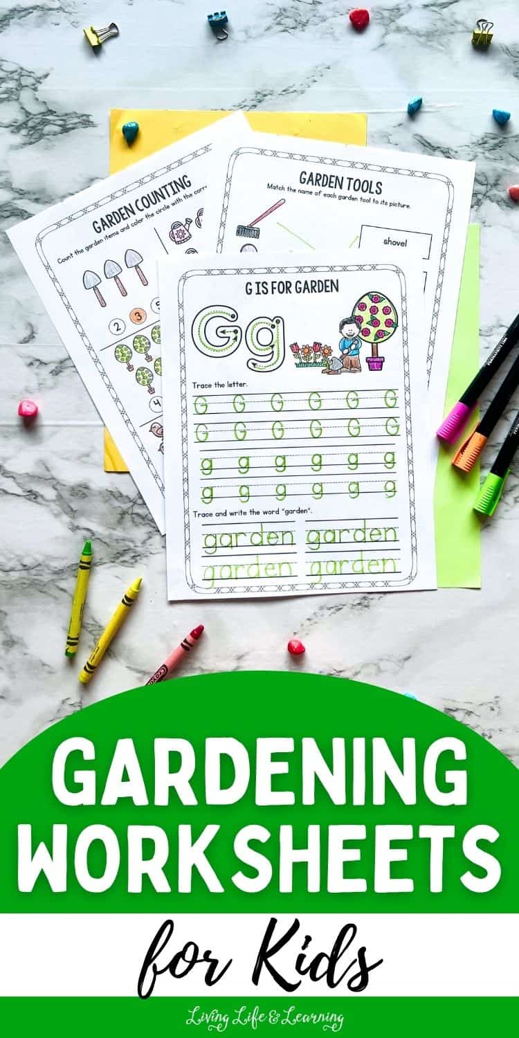 Gardening Worksheets for Kids: Springtime Learning Ideas