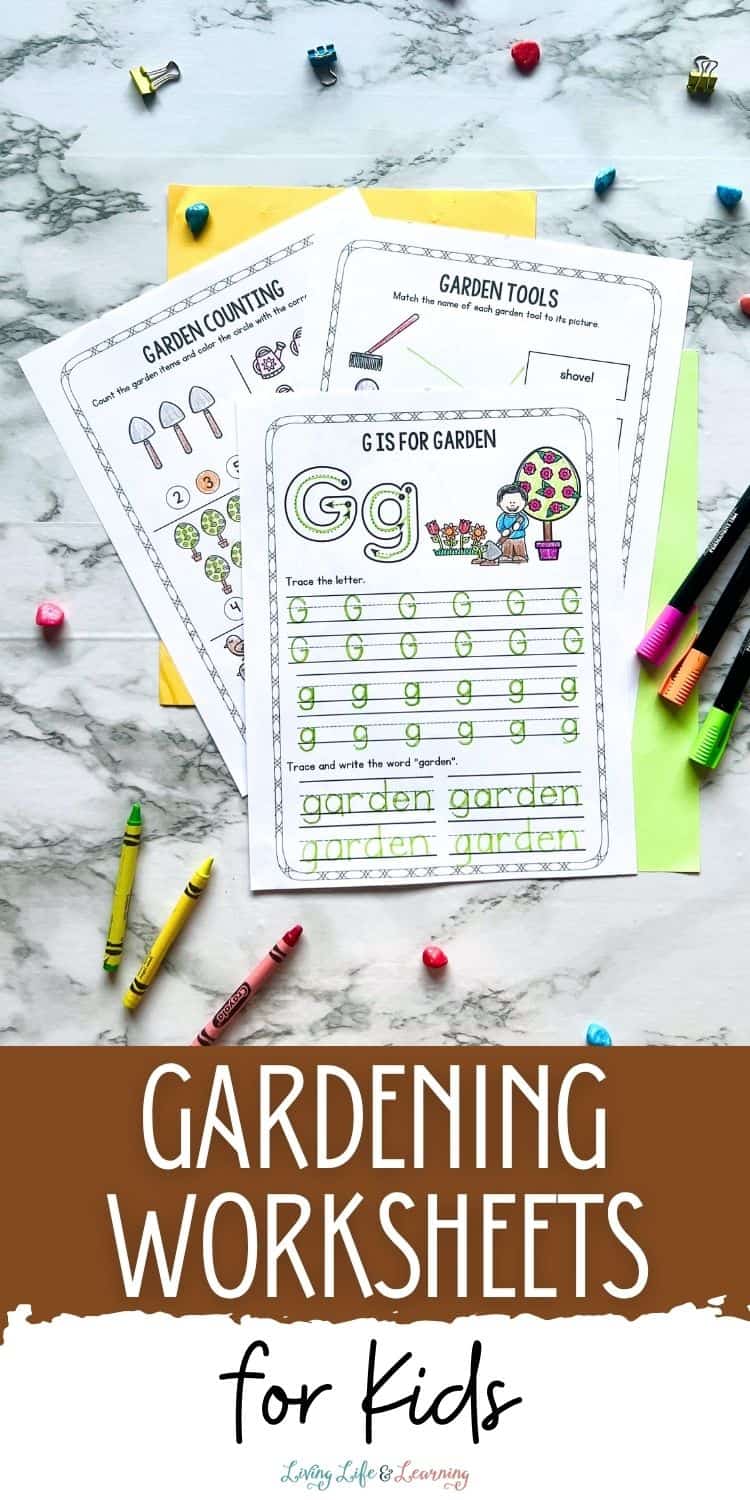 Gardening Worksheets for Kids: Springtime Learning Ideas