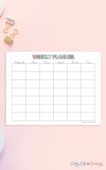 Homeschool Weekly Planner Template: Easy Planning Tips