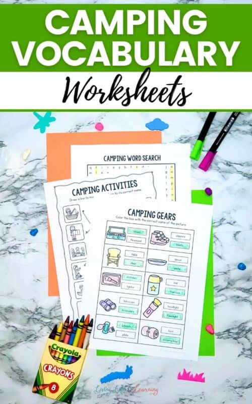Camping Vocabulary Worksheets to Enhance Learning Experience