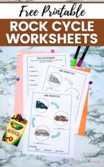 Free Printable Rock Cycle Worksheets for Grades 1-3