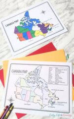 Canada Map Coloring Pages to Enhance Geography Skills