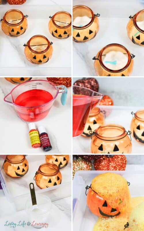 Erupting Halloween Pumpkin Experiment with Chemistry