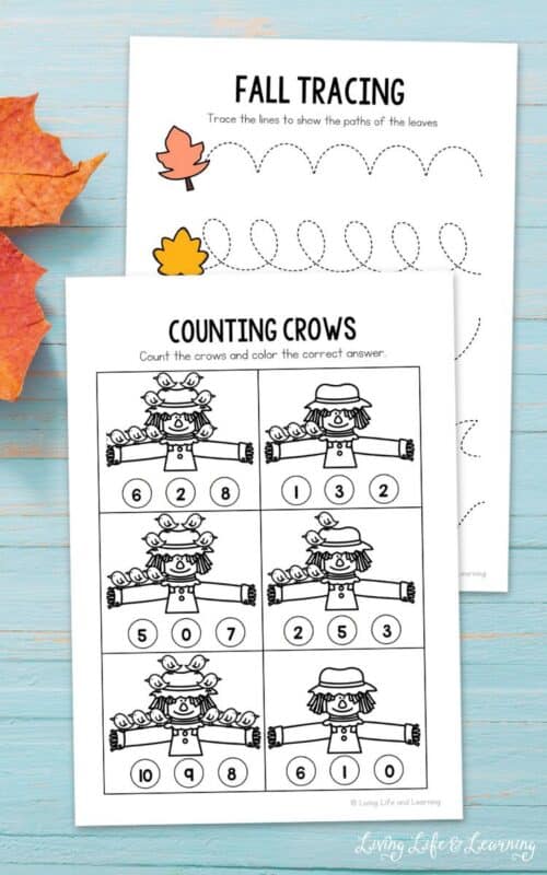 Fall Activity Pages for Preschoolers: Easy and Educational