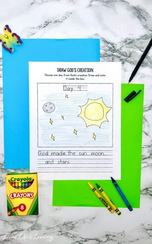 God's Creation Worksheets for Kindergarten: Fun Bible Learning