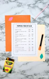 Pumpkin Activity Sheets: Fun Printables for Seasonal Learning