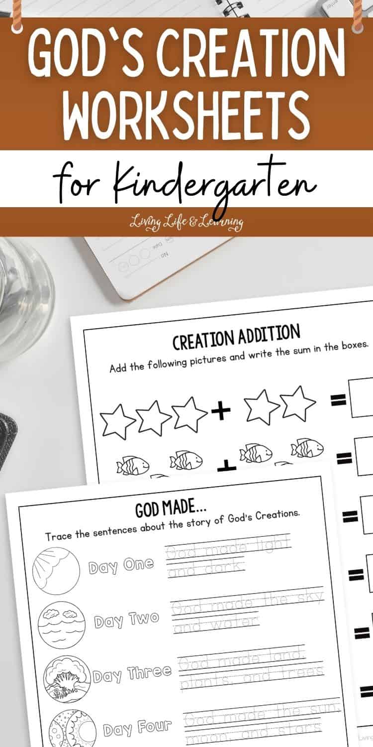 God's Creation Worksheets for Kindergarten: Fun Bible Learning