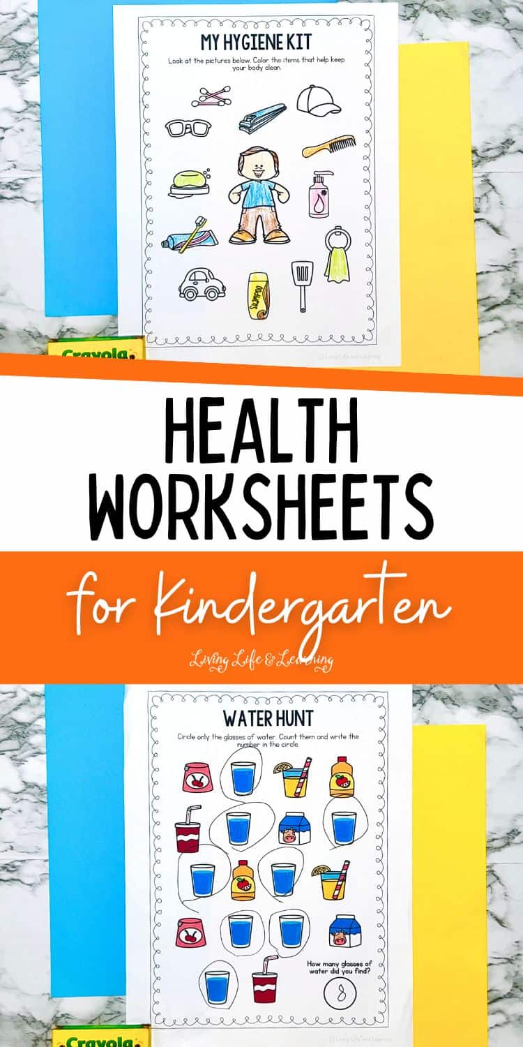 Health Worksheets for Kindergarten for Healthy Habits