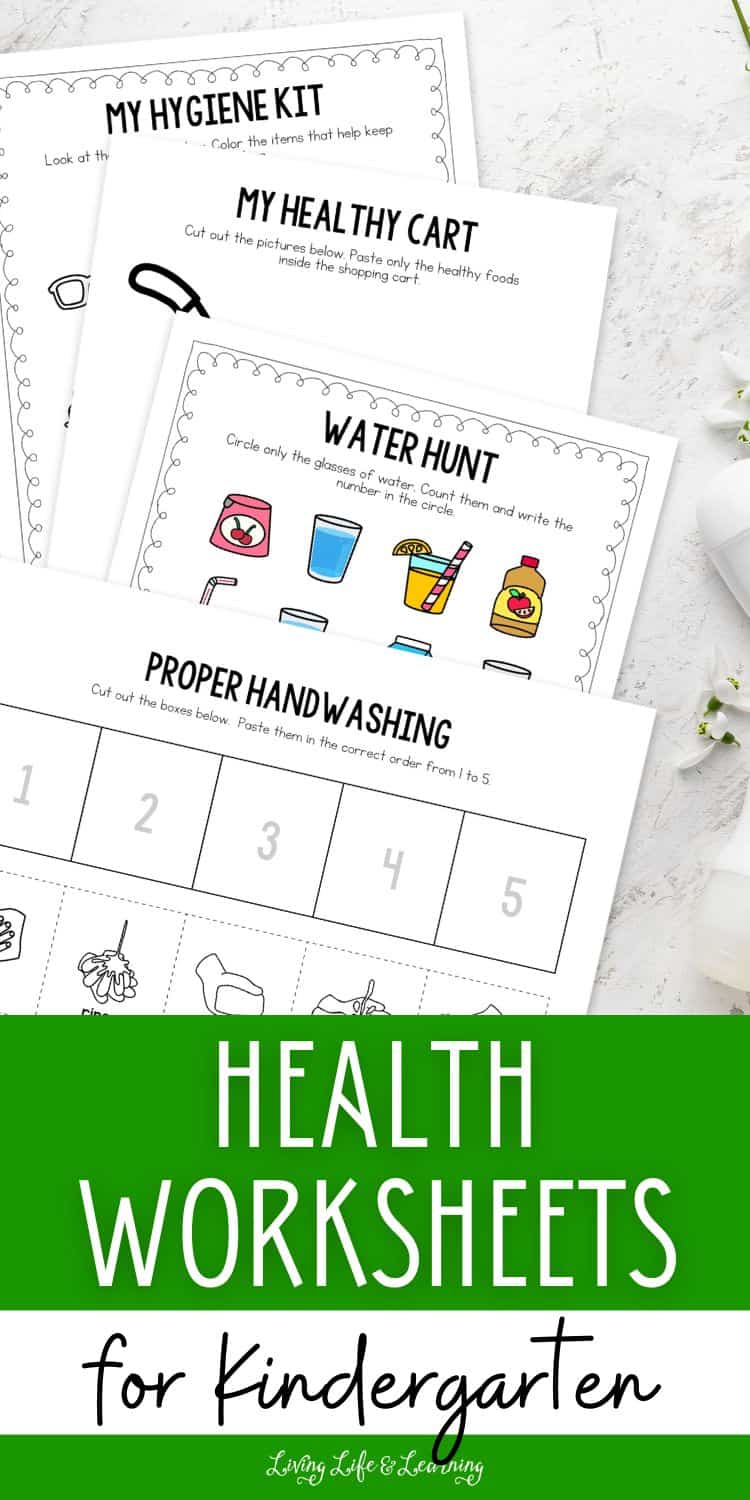 Health Worksheets for Kindergarten for Healthy Habits