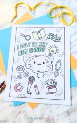 Growth Mindset Brain Coloring Pages to Inspire Learning