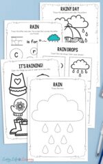 Rain Worksheets for Preschool: Enhance Learning Skills