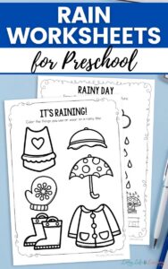 Rain Worksheets for Preschool: Enhance Learning Skills