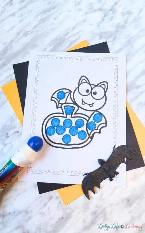 Bat Do a Dot Printables and Bat Activities for Kids