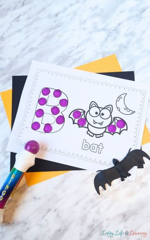 Bat Do a Dot Printables and Bat Activities for Kids