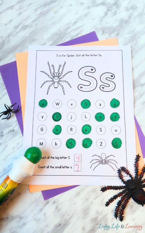 Spider Do a Dot Printables: Learning Through Play