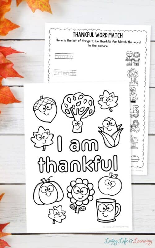 Thankful Worksheets for Kindergarten: Gratitude Ideas