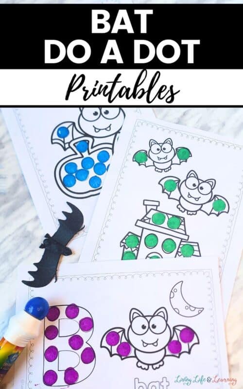 Bat Do a Dot Printables and Bat Activities for Kids