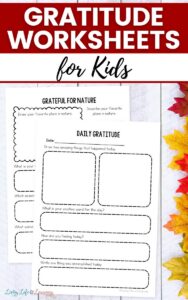 Gratitude Worksheets for Kids: Fun Learning Activities