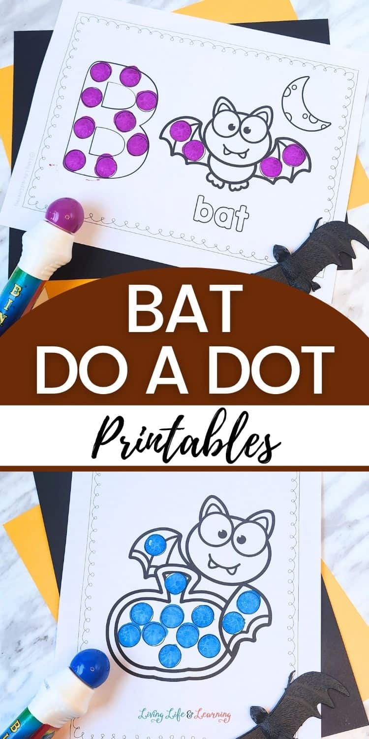 Bat Do a Dot Printables and Bat Activities for Kids