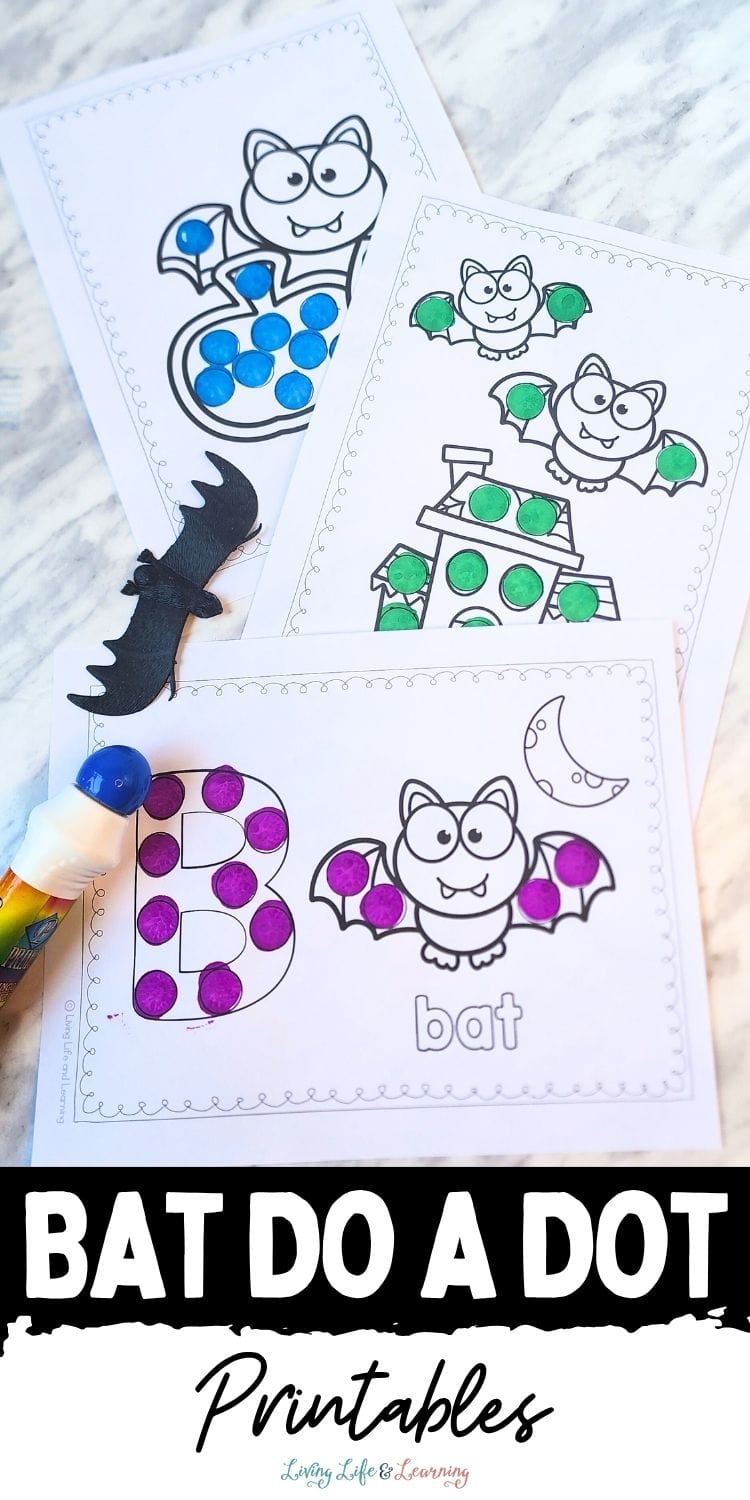 Bat Do a Dot Printables and Bat Activities for Kids