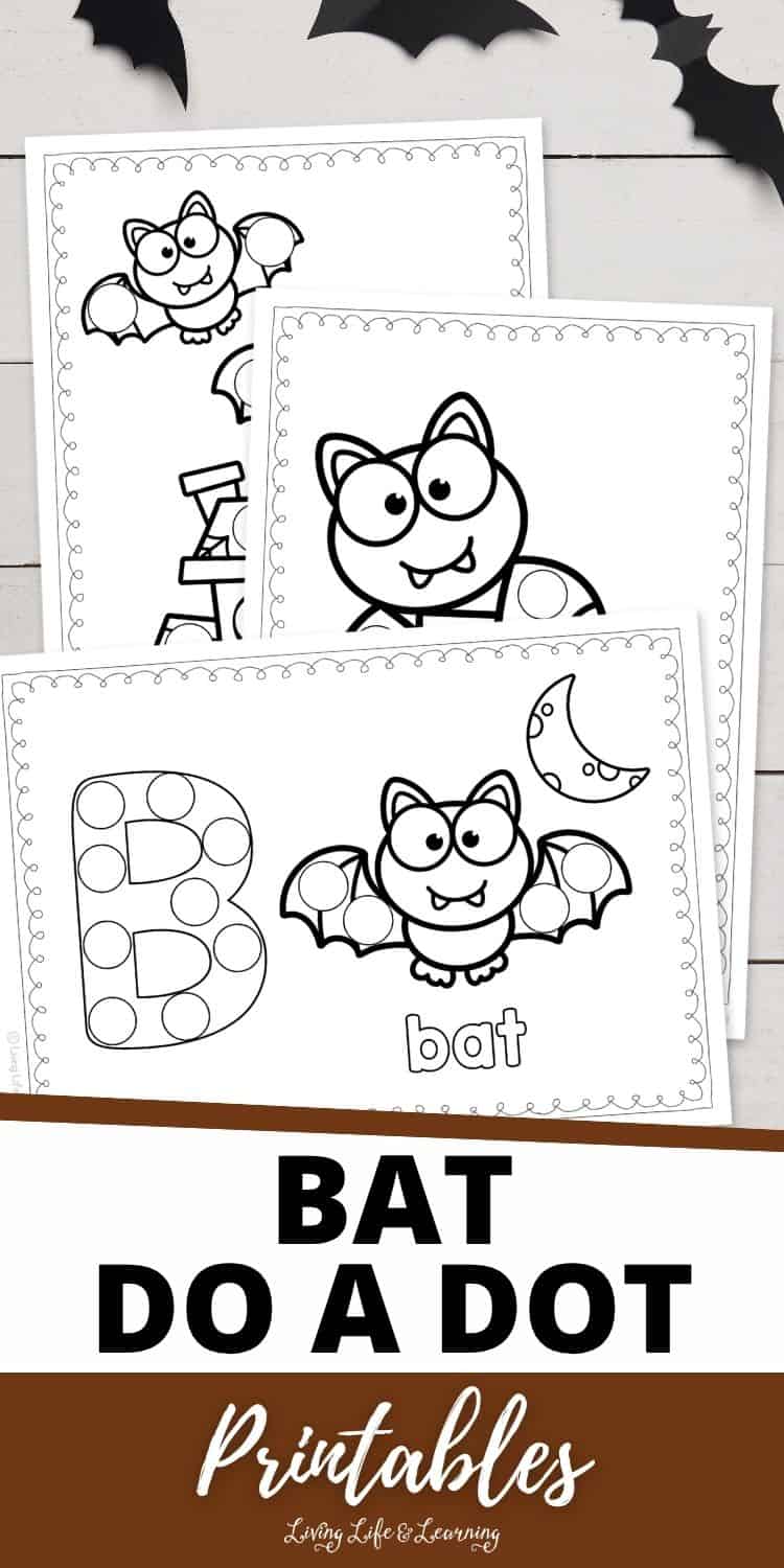 Bat Do a Dot Printables and Bat Activities for Kids