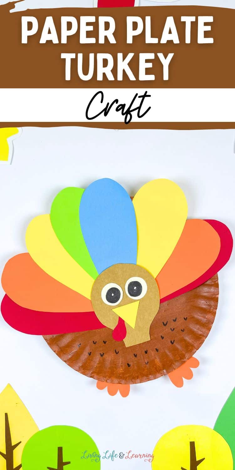 Paper Plate Turkey Craft for Thanksgiving Fun