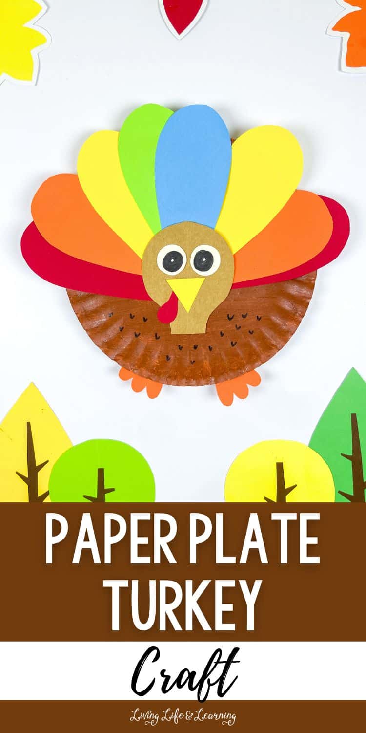Paper Plate Turkey Craft for Thanksgiving Fun