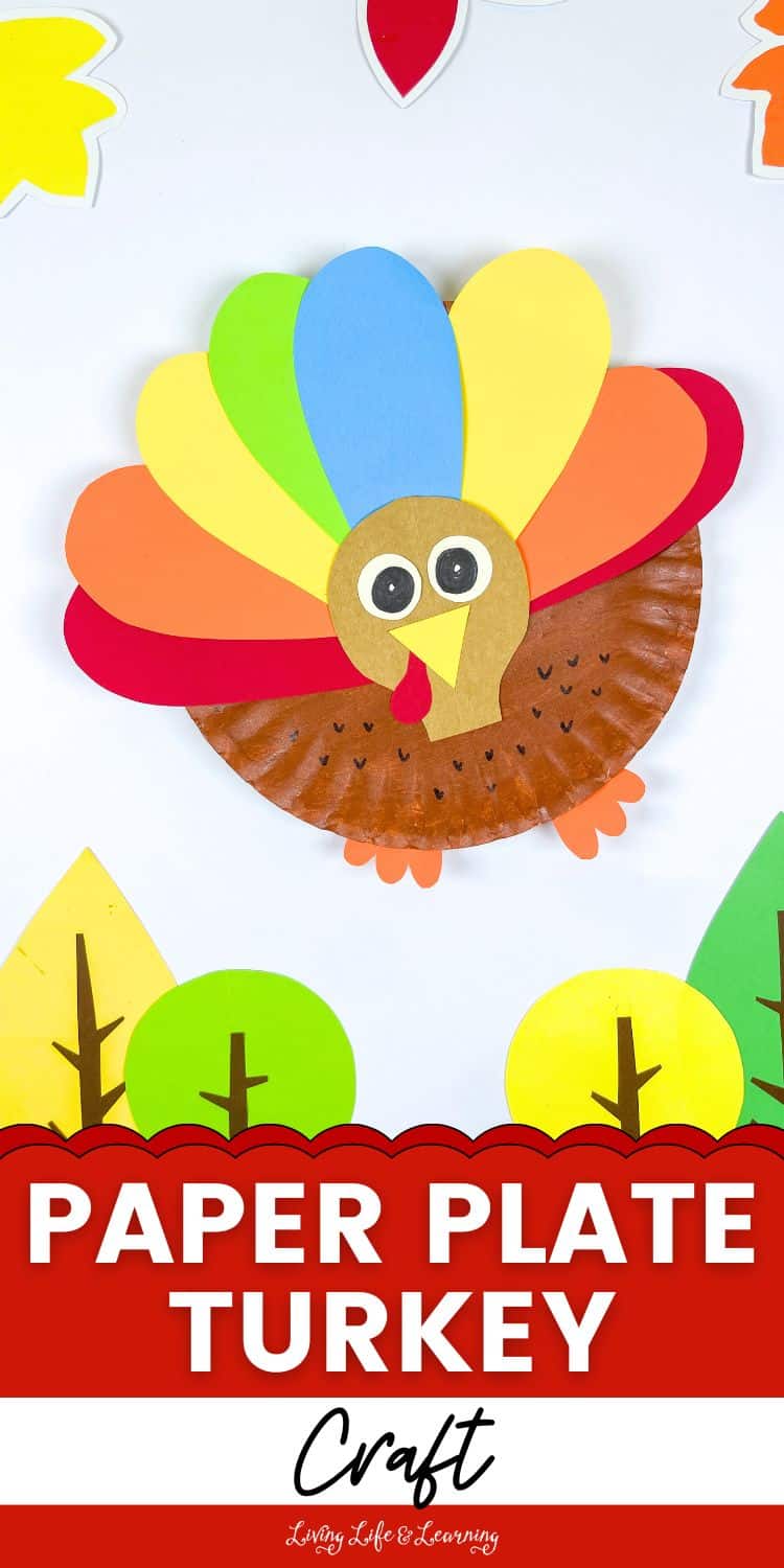 Paper Plate Turkey Craft for Thanksgiving Fun