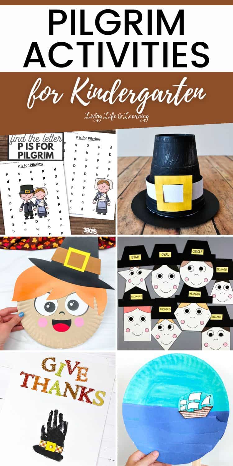 Pilgrim Activities for Kindergarten Season of Gratitude
