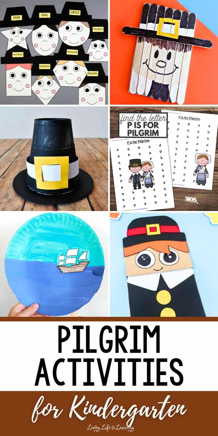 Pilgrim Activities for Kindergarten Season of Gratitude