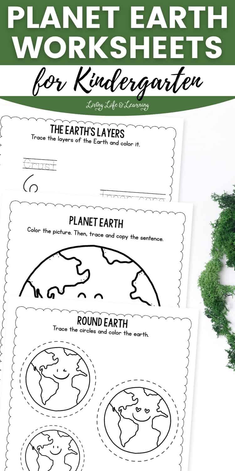Planet Earth Worksheets for Kindergarten Skill Development