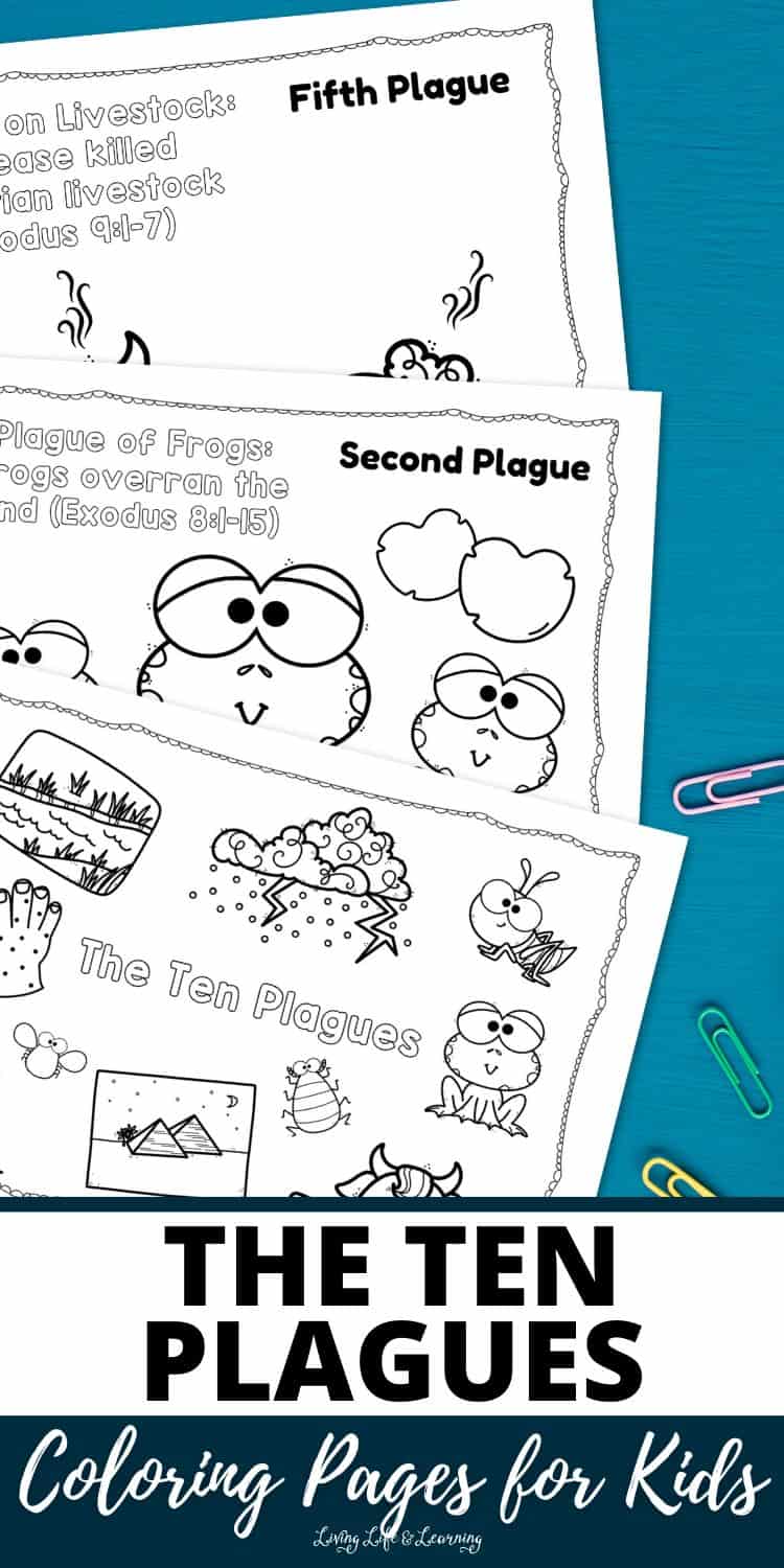 The Ten Plagues Coloring Pages for Kids: Fun Bible Learning Tools